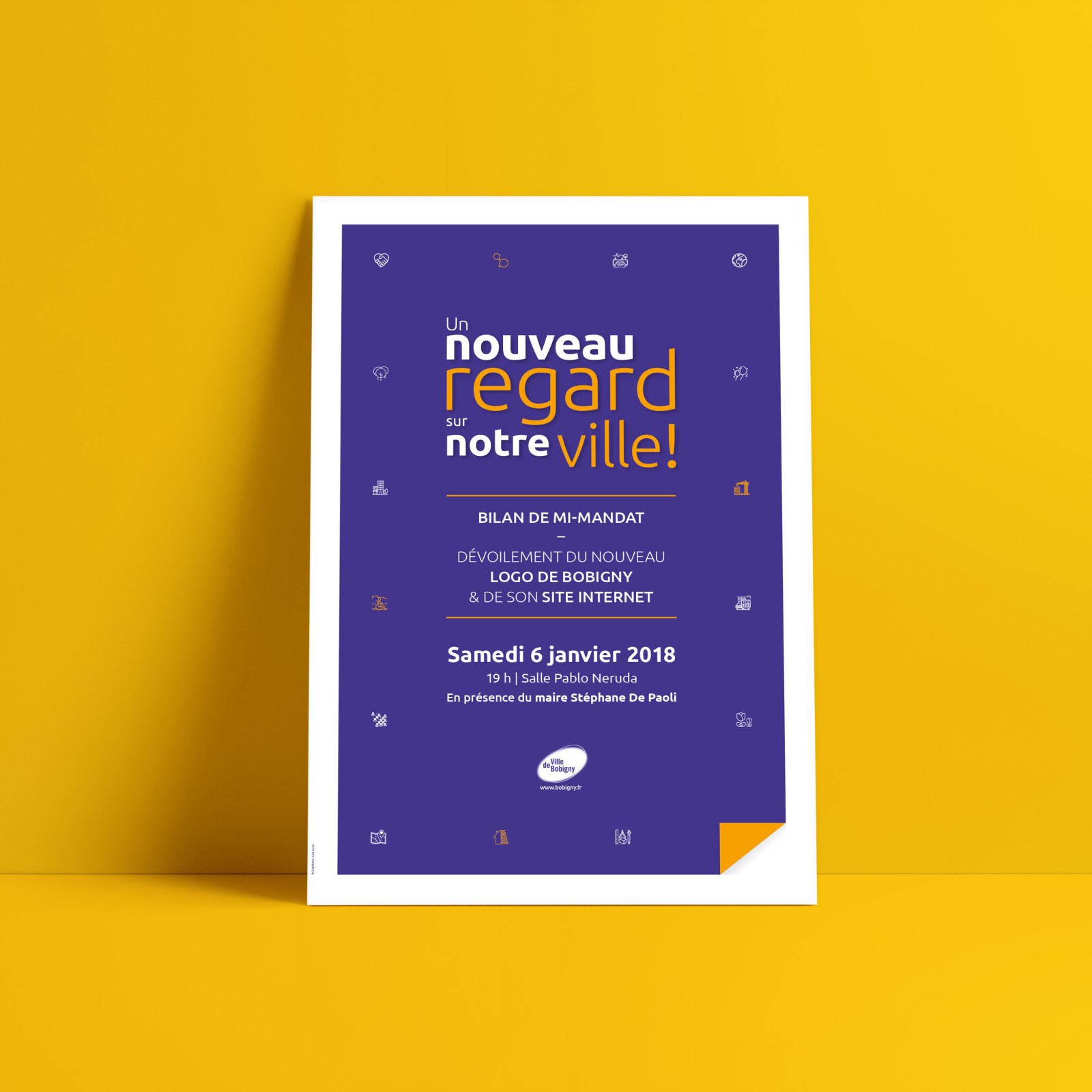 Logo ville de Bobigny – Julie Lucas